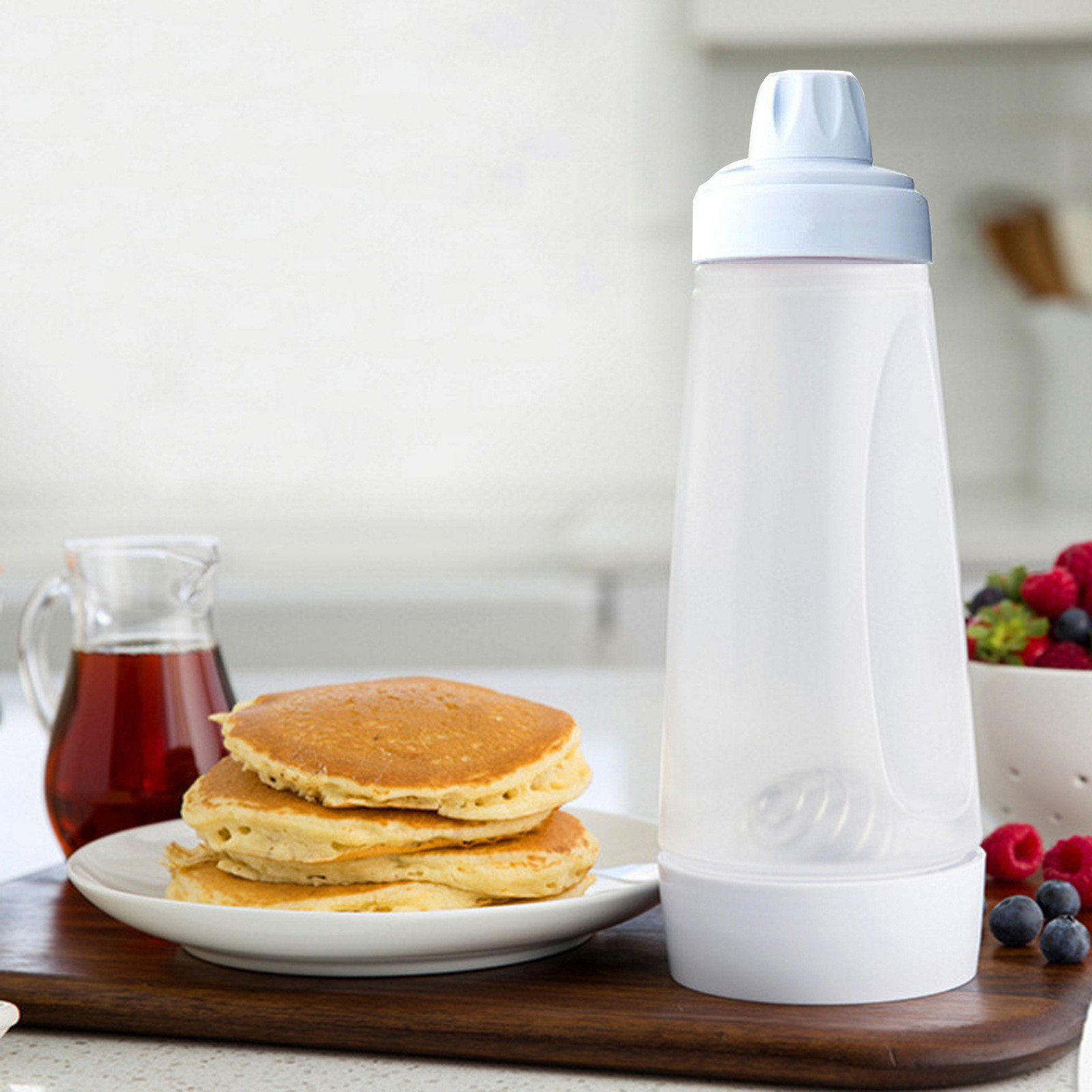XIUONG Hand Batter Mixing Bottle Batter Mixer Dispenser Cupcake Pancake ...